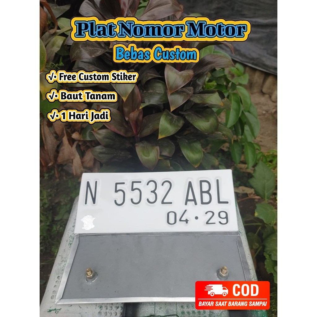 Jual Custom Plat Motor | Shopee Indonesia