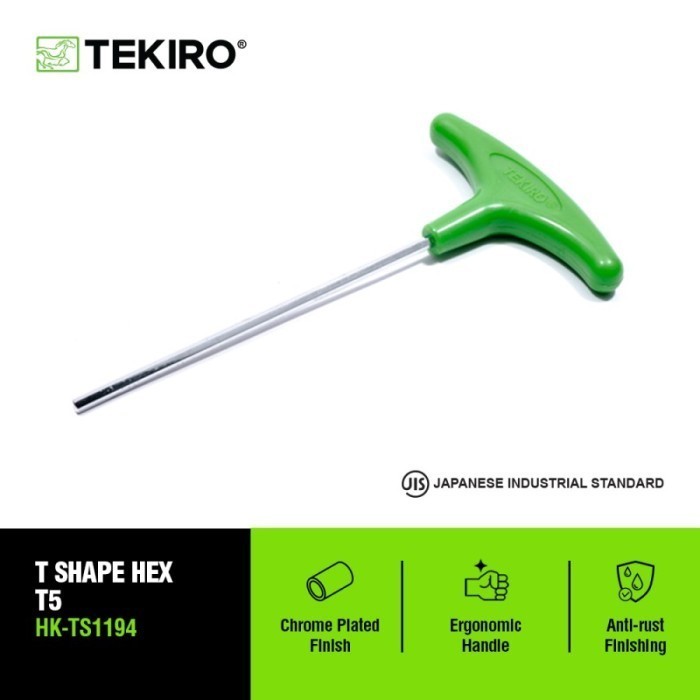 Jual Kunci L Hex Key Gagang T Tekiro Japan Pilih Ukuran T2.5 T3 T4 T5 T6 T8 T10 | Shopee Indonesia