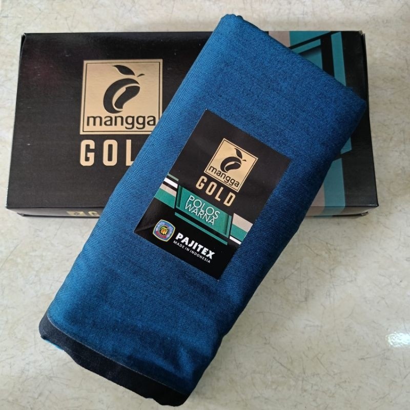 Jual sarung mangga gold premium original polos warna tumpal | Shopee ...