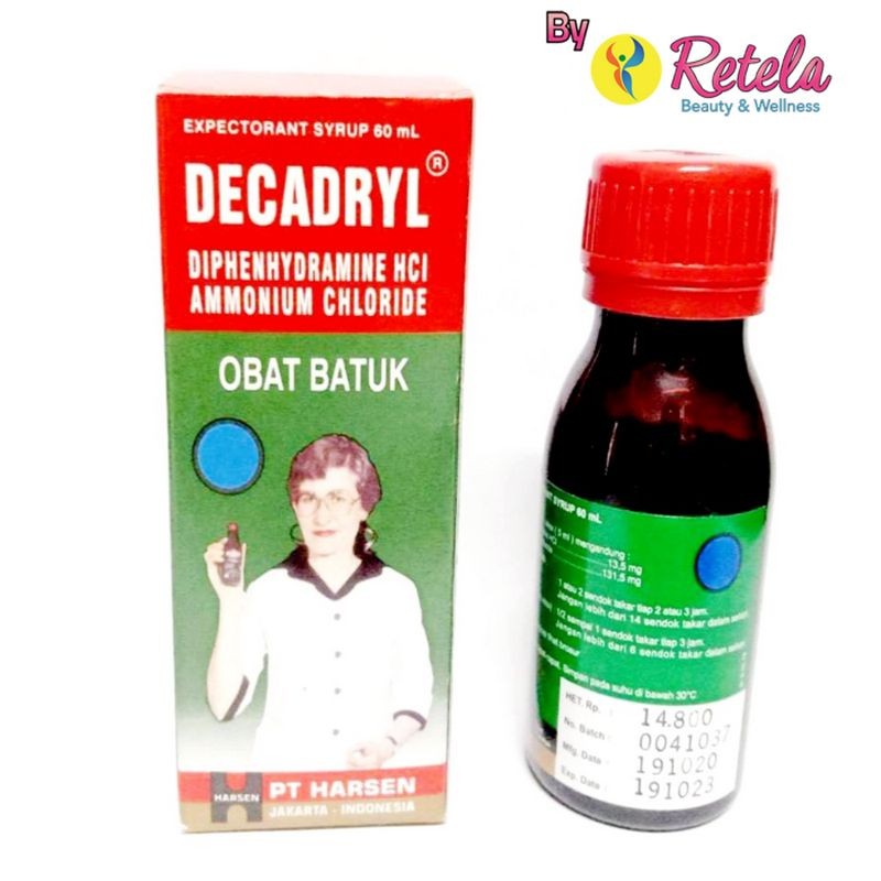 Jual DECADRYL EXPECTORANT SYRUP 60ML | Shopee Indonesia