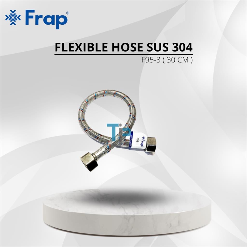 Jual FLEXIBLE HOSE 30CM FRAP IF95-3 SUS 304 KNITTED HOSE | Shopee Indonesia