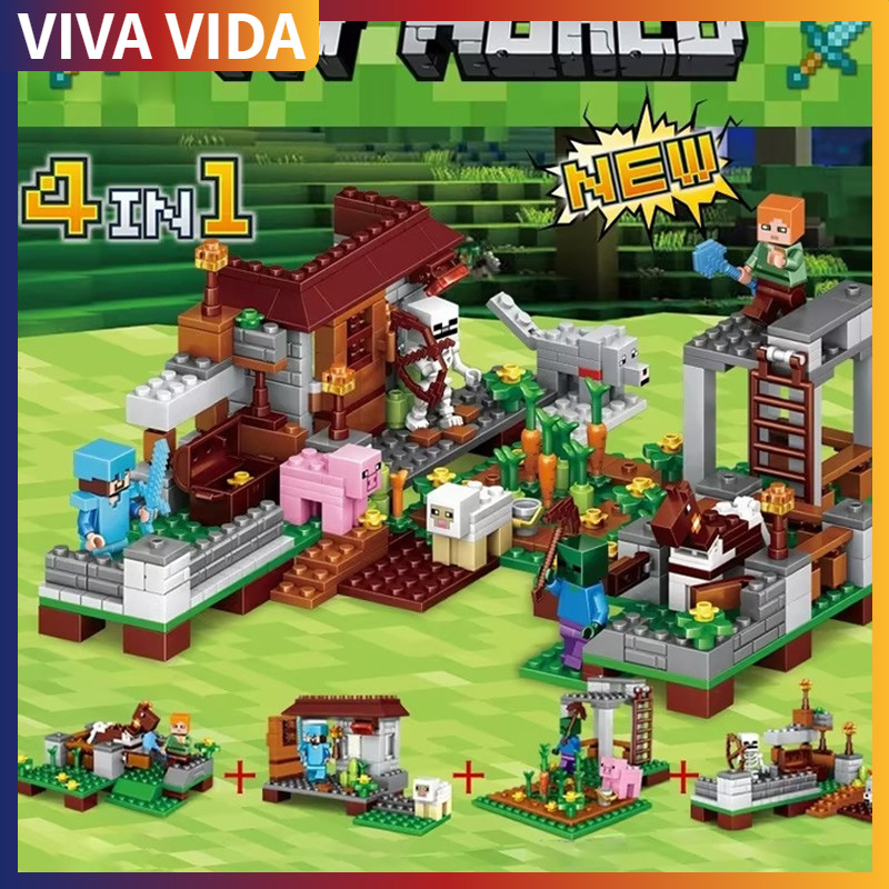 Jual Balok mini anak-anak Mainan Block Edukasi Mainan Anak Bricks ...
