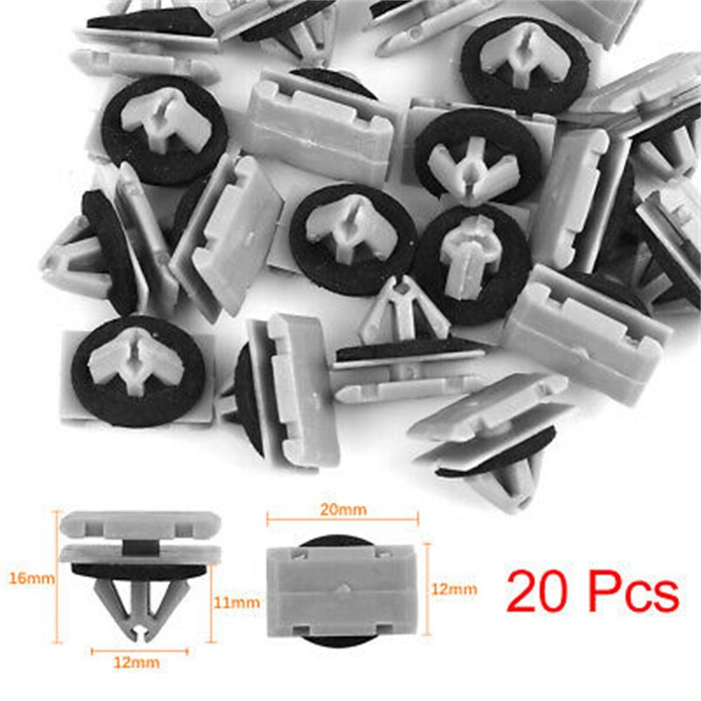 Jual 20Pcs Car Fender Flare Moulding Clips Fastener Rivet Retainer ...