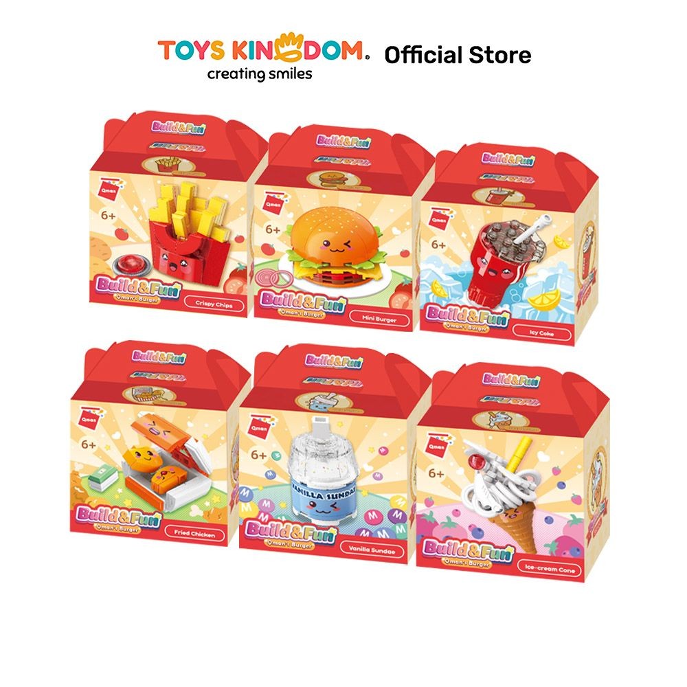 Jual Toys Kingdom Keeppley Qman Build & Fun Fast Food Random Kids Toy Toys Block Bricks ...