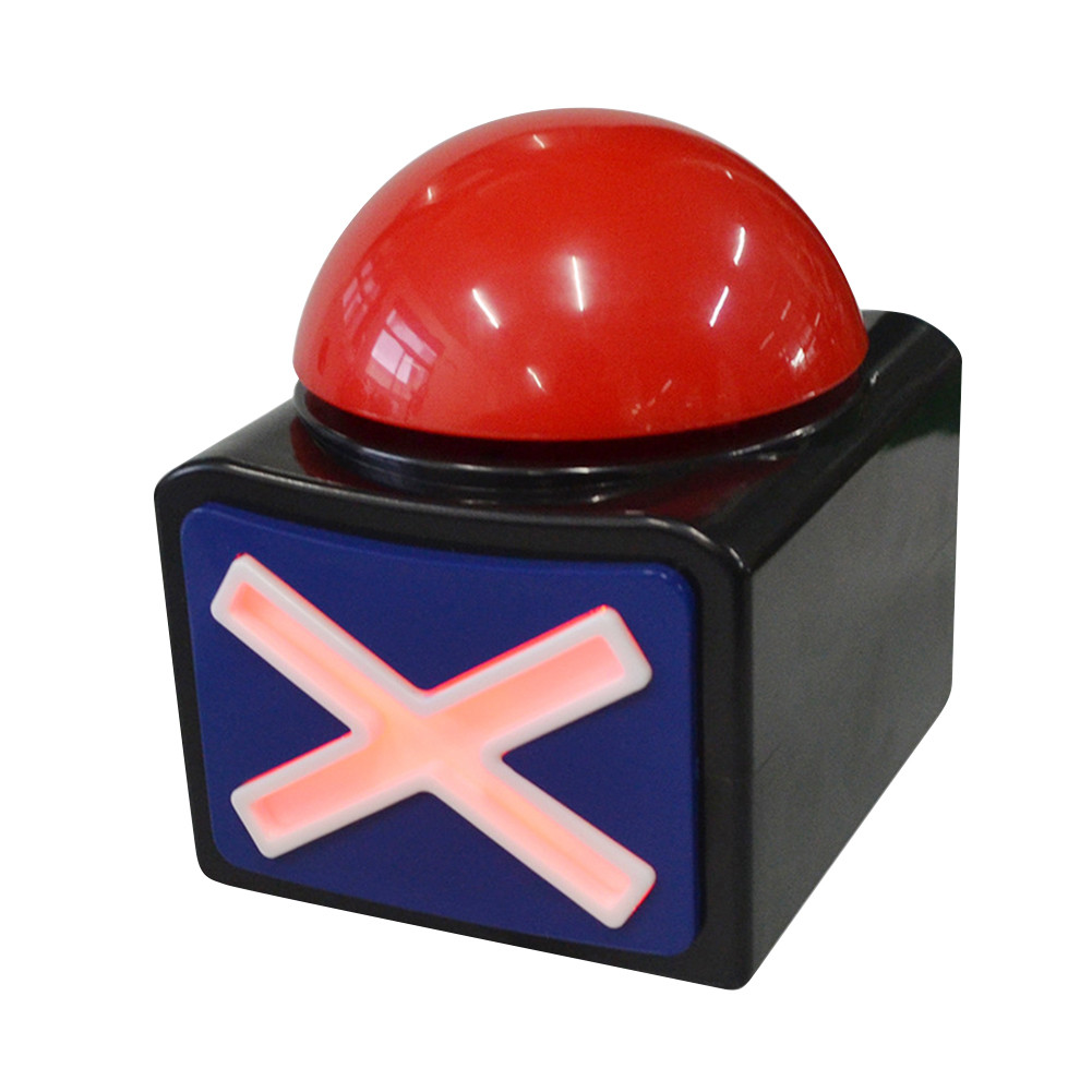 Jual Red Alarm Sound Play Button with Sound and Light Trivia Quiz Got ...