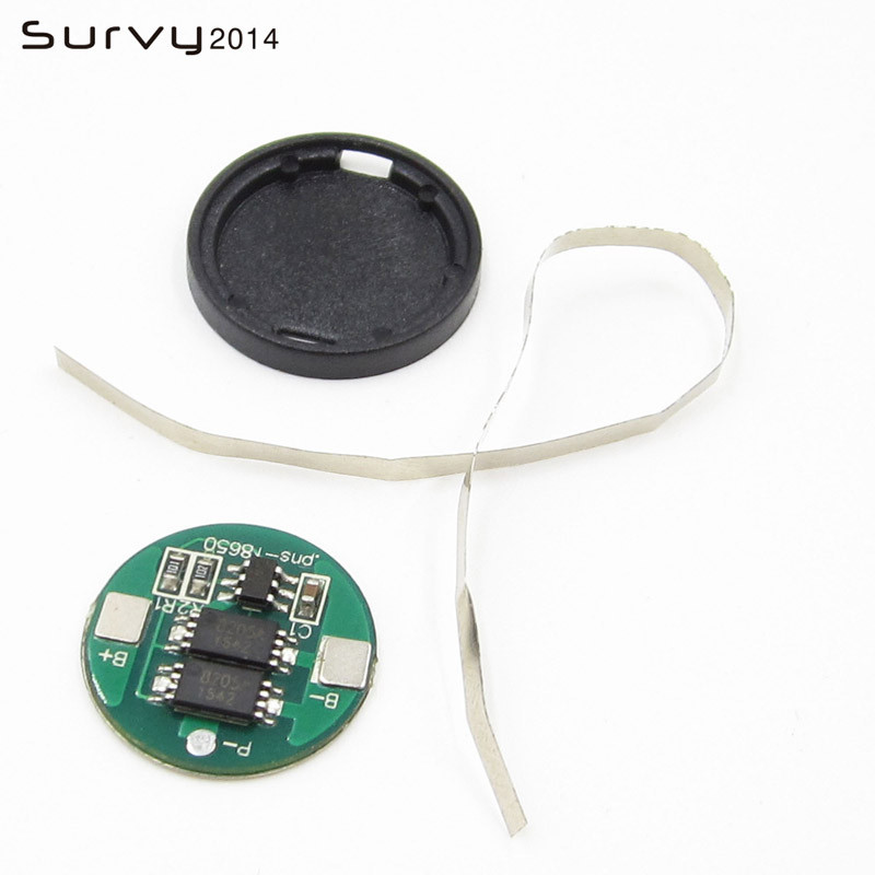 Jual 5PCS 18650 Lithium Li-ion Battery Dual MOS Battery Protection ...