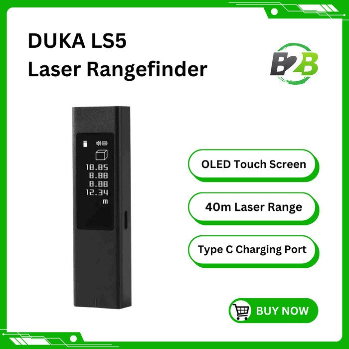 Jual DUKA LS-5 40m Laser Range Finger Measurement Meteran Digital LS5 LS 5 | Shopee Indonesia