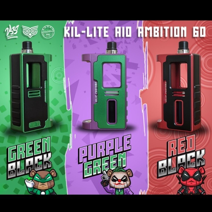 Jual Kil-Lite Ambition Mods 60 Chipset 60W 18650 Boro AIO Kit by Kilic ...