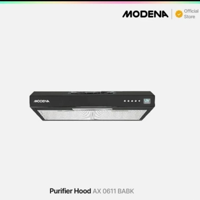 Jual MODENA AX 0611 BABK Cooker Hood 2in1 UV dan Ionizer Penhisap Asap ...