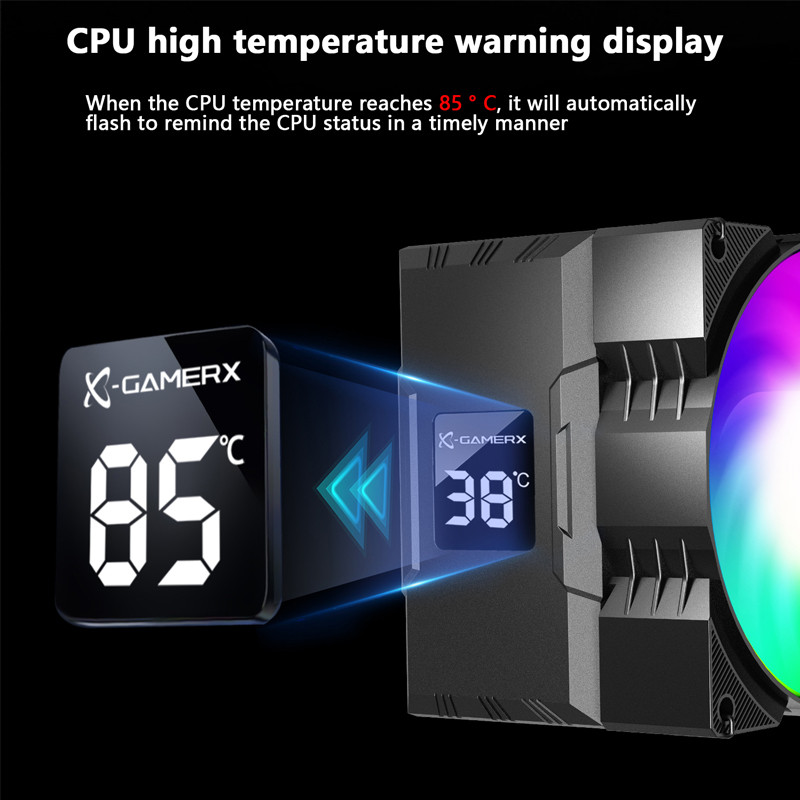 Jual Power Train X-Gamerx Z-1300 ARGB CPU Cooler with Digital ...