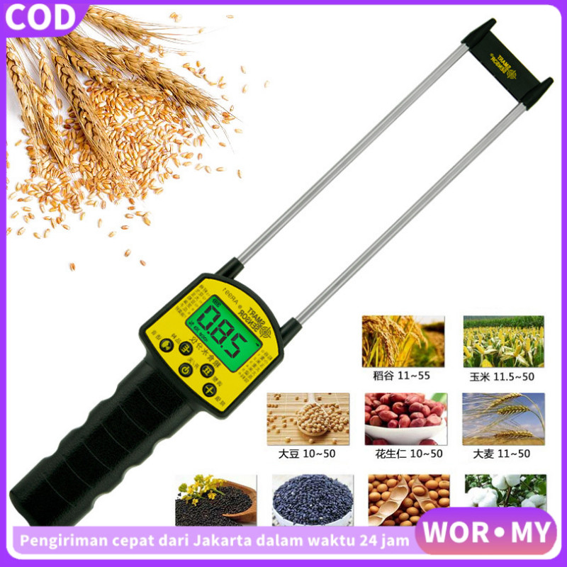 Jual 【WOR·MY】Grain Moisture Meter Pengukur Kadar Air Alat Kelembaban ...