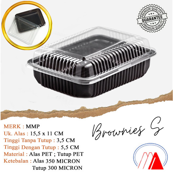 Jual LW [20 SET] MIKA BROWNIES S / mika brownies kecil / small / tempat brownnies / mika kue ...