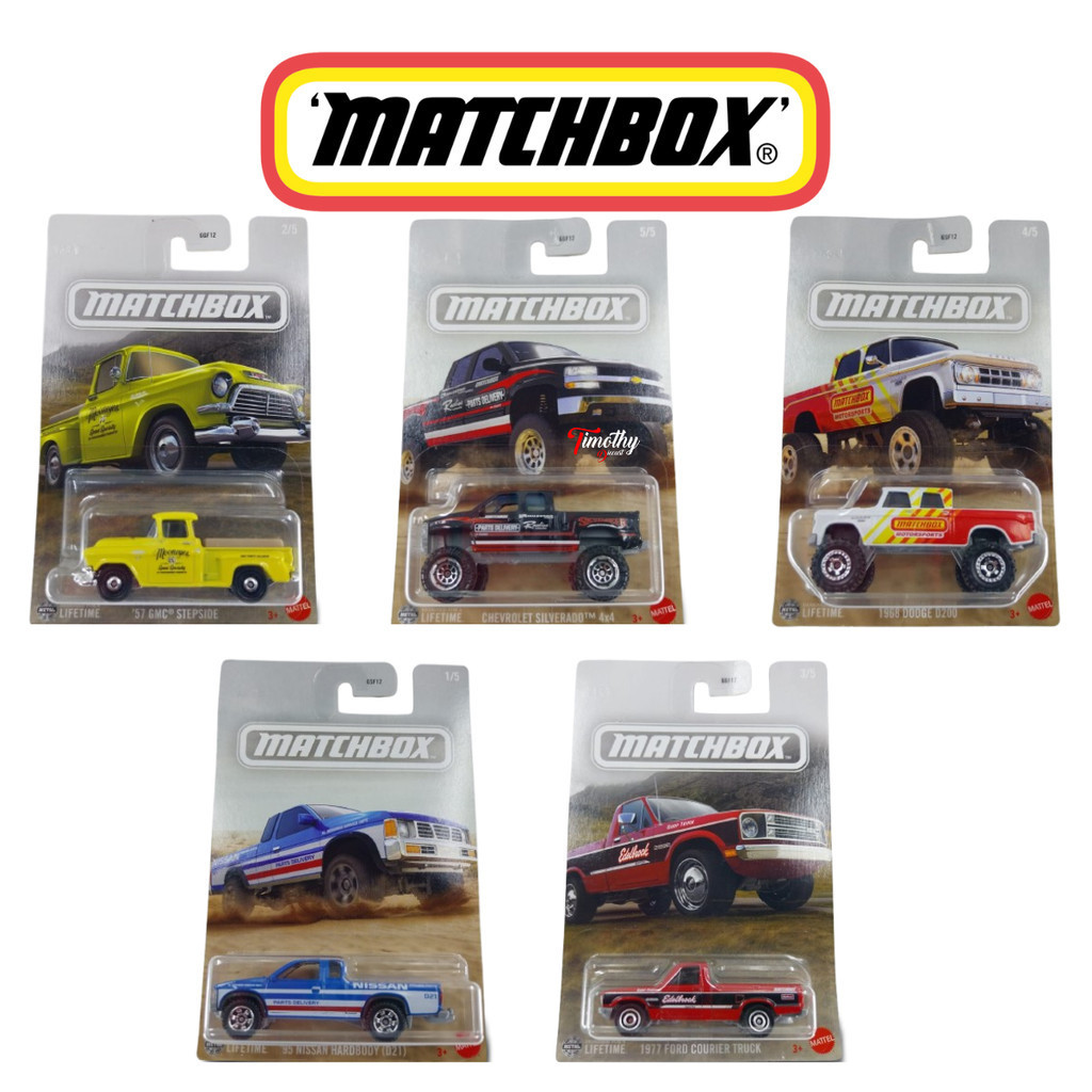 Jual Matchbox MBX Varian Mix Pickup Series Mooneyes Nissan Silverado ...