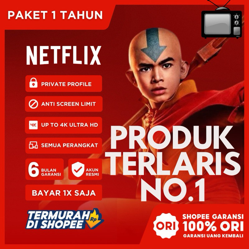 Jual NETFLIXXX PREMIUM 4K ULTRAHD 1 BULAN & 1 TAHUN FULL GARANSII crzdertikoli | Shopee Indonesia
