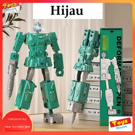 Jual Pen Robot Transformasi/Pen Robotic Mainan Bolpoin Bisa Jadi Robot ...