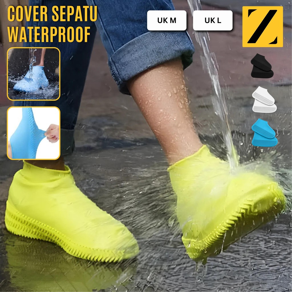Jual Cover Sepatu Sarung Pelindung Sepatu Karet Silikon Anti Air Jas ...