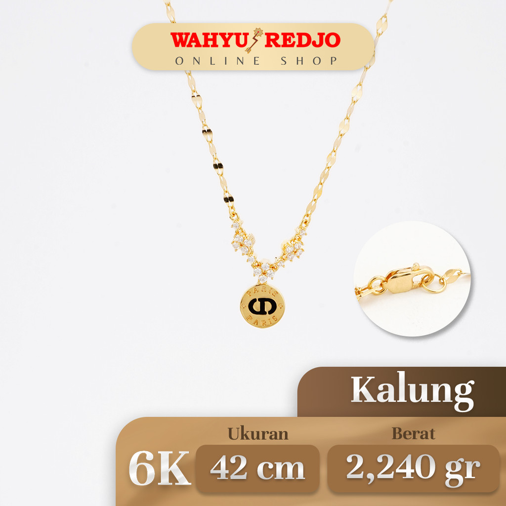 Jual Kalung Rory Emas Kadar 6K Wahyu Redjo KL-6K-26945480-PMR | Shopee ...
