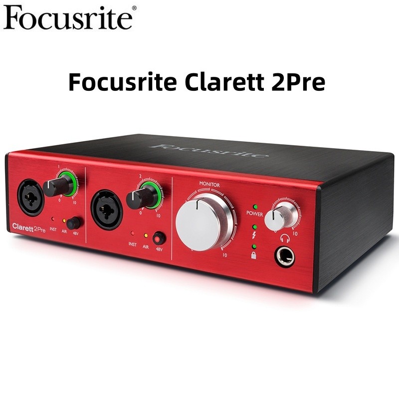 Jual Focusrite Clarett+ 2pre professional Audio Interface External 10 ...