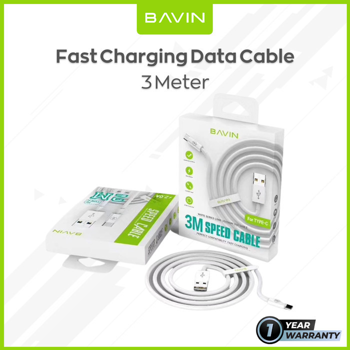 Jual Kabel Charger 3 Meter Data USB to Type-C / Lightning / Micro 3M ...
