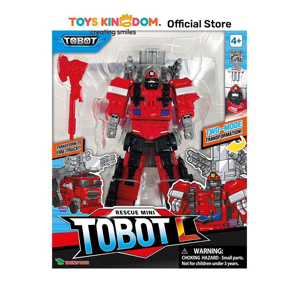 Jual Toys Kingdom Tobot Rescue Robot L Mini Kids Toy Action Figur ...