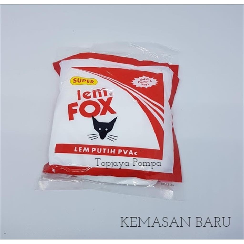 Jual Lem Putih Fox Refill Bungkus Merah 350 Gr | Shopee Indonesia