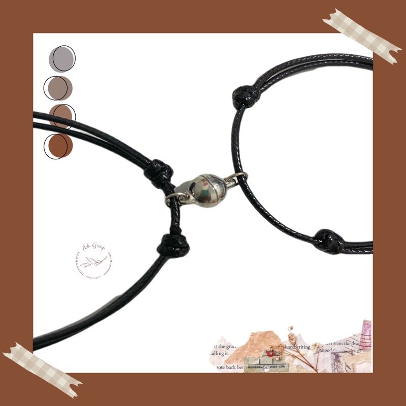 Jual SEPASANG (2pcs) GELANG COUPLE LONCENG MAGNET / GELANG COUPLE ...