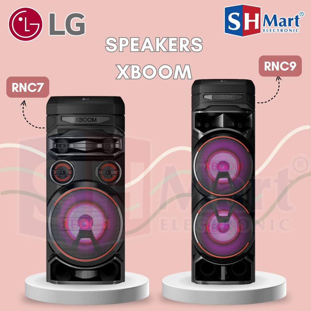 Jual SPEAKER BLUETOOTH LG XBOOM RNC7 / RNC9 SPEAKER ACTIVE WIRELESS PARTY GARANSI RESMI | Shopee ...