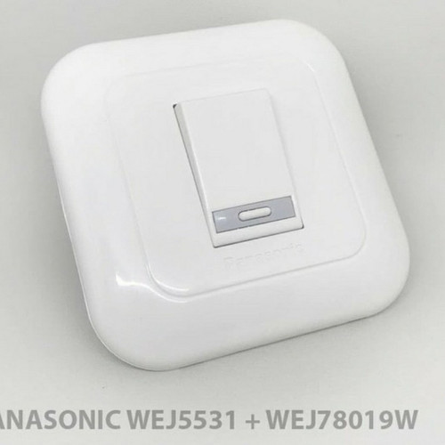 Jual Saklar Single Panasonic Inbow WEJ 78019 + WEJ 5531 | Shopee Indonesia