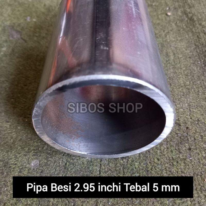 Jual Pipa Besi 3 inchi | OD 75mm ID 65mm Tebal 5mm Panjang 10cm sampai ...