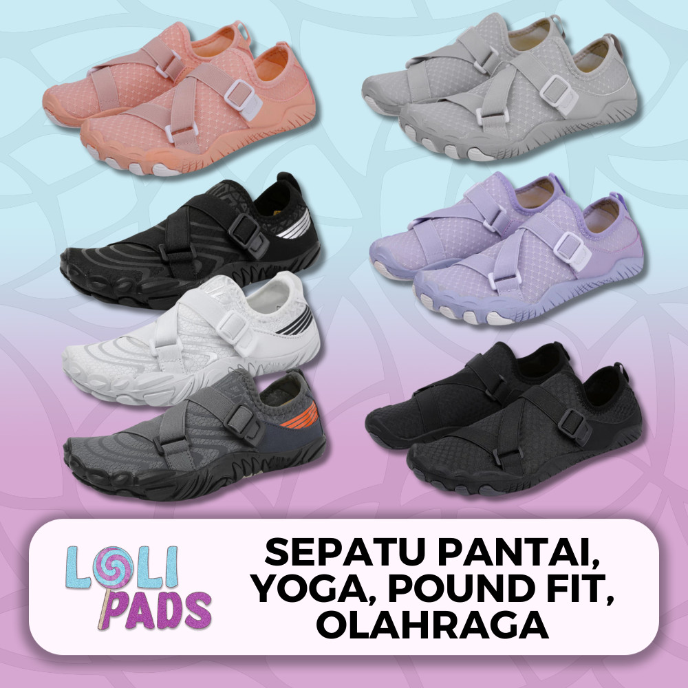 Jual 1008 F101 Sepatu Air Anti Slip Five Finger Pantai Diving Yoga ...
