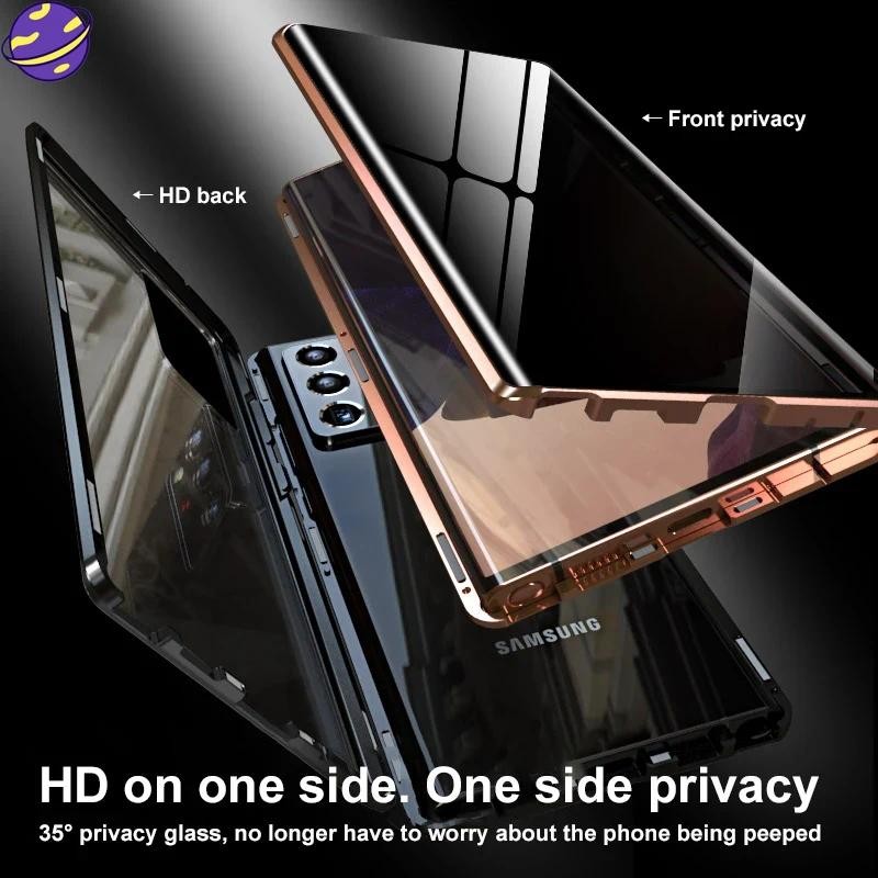 Jual Front Anti-Spy Glass Case for Samsung Galaxy S25 S24 S23 S22 S21 S20 Ultra Plus S10 FE A15 ...
