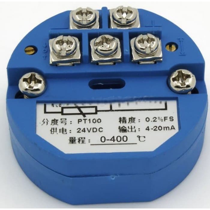 Jual PT100 Temperature Transmitter 4-20mA Output 0-400 C | Shopee Indonesia