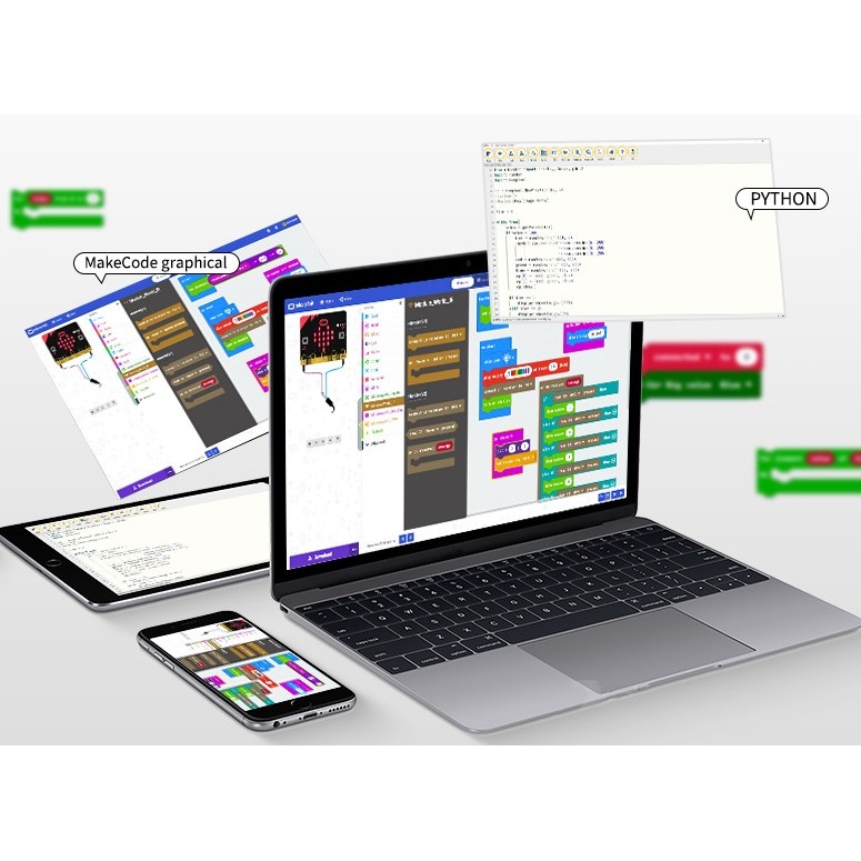 Jual Yahboom 21 in 1 Microbit V2 Robotics Kit DIY Electronic Sensor Kit Programmable Toy for ...