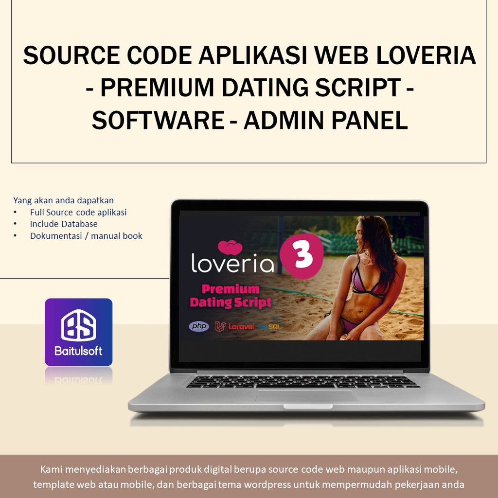 Jual SOURCE CODE APLIKASI WEB LOVERIA - PREMIUM DATING SCRIPT ...
