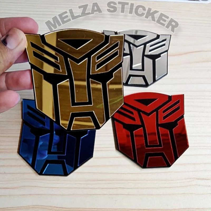 Jual Stiker Emblem TRANSFORMERS OPTIMUS PRIME Timbul Akrilik COD ...