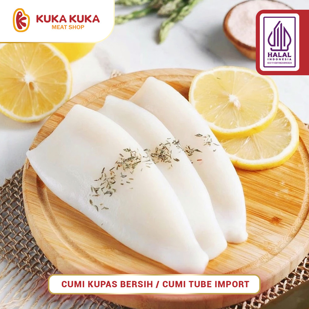 Jual Cumi Tube Frozen Kupas Bersih Premium 1 Kg | Shopee Indonesia