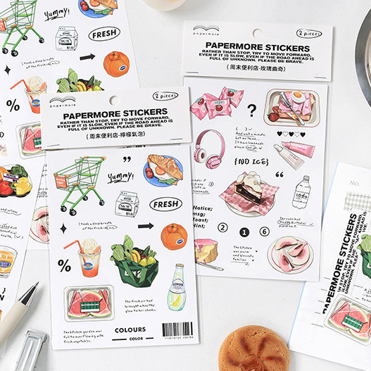 Jual Stiker Lucu Sticker Korea Aesthetic Jurnal Scrapbook Dekorasi ...