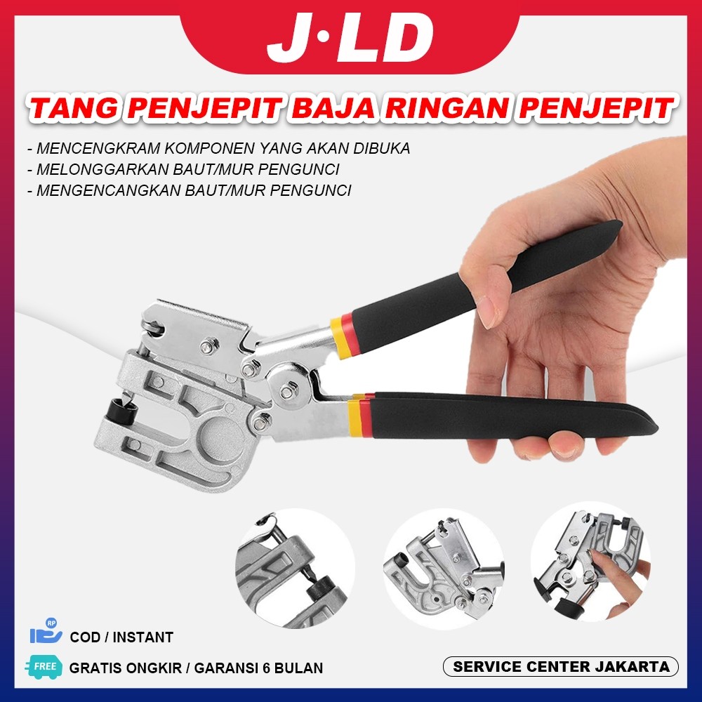 Jual JLD Tang Penjepit Baja Ringan Penjepit Plat Besi Partisi Besi ...