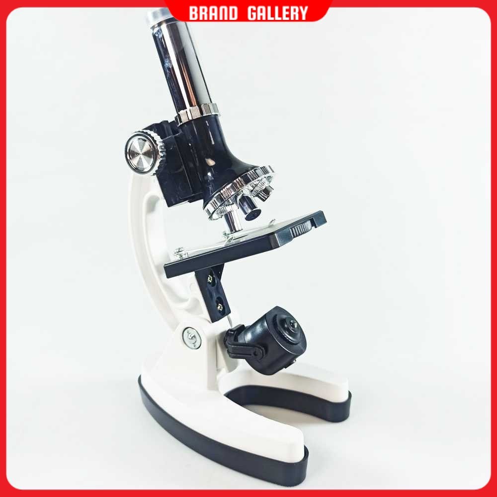 Jual Beginner Mikroskop Monokuler LED Biological Microscope 1200x ...