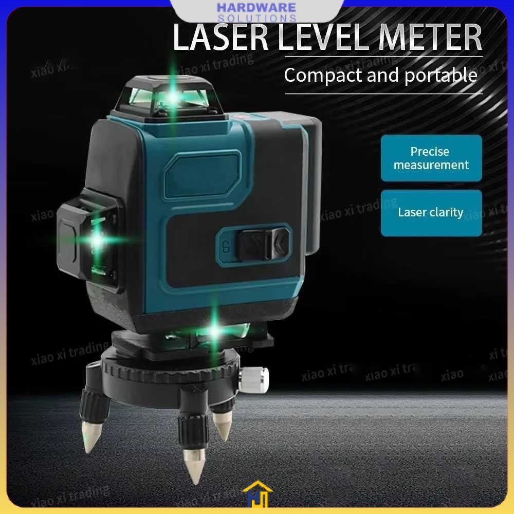 Jual Laser Level Green Beam 4D 16 Line Open Alarm with Remote ...
