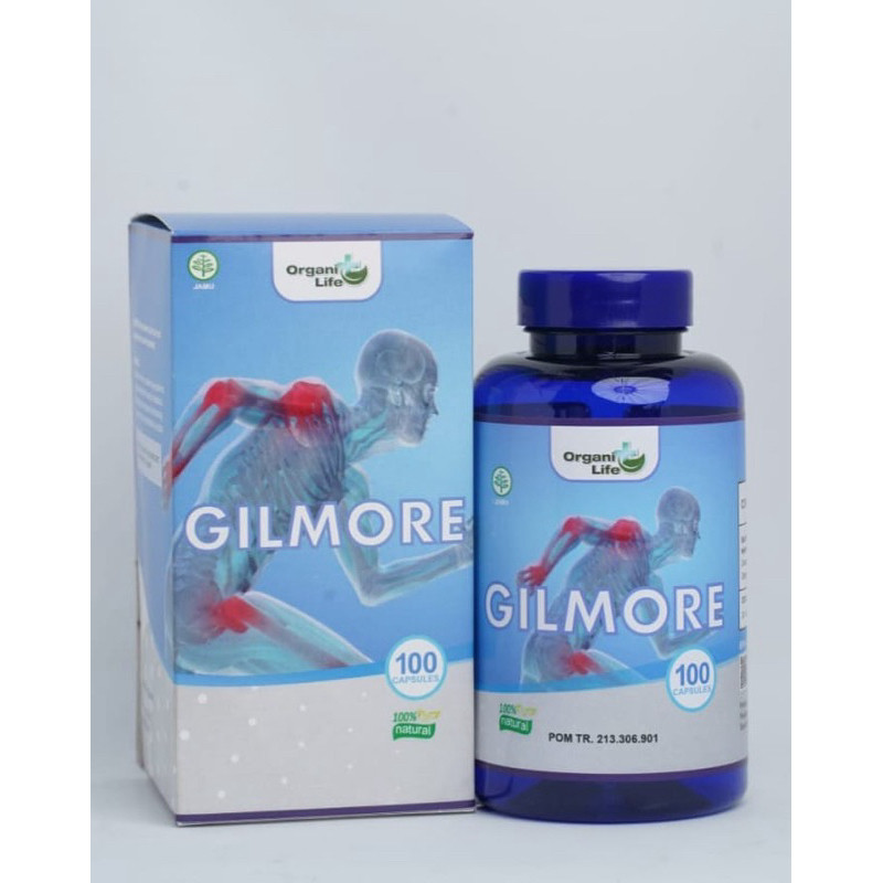 Jual Kapsul Herbal GILMORE Isi 100 Capsul Original Asli Obat Nyeri ...