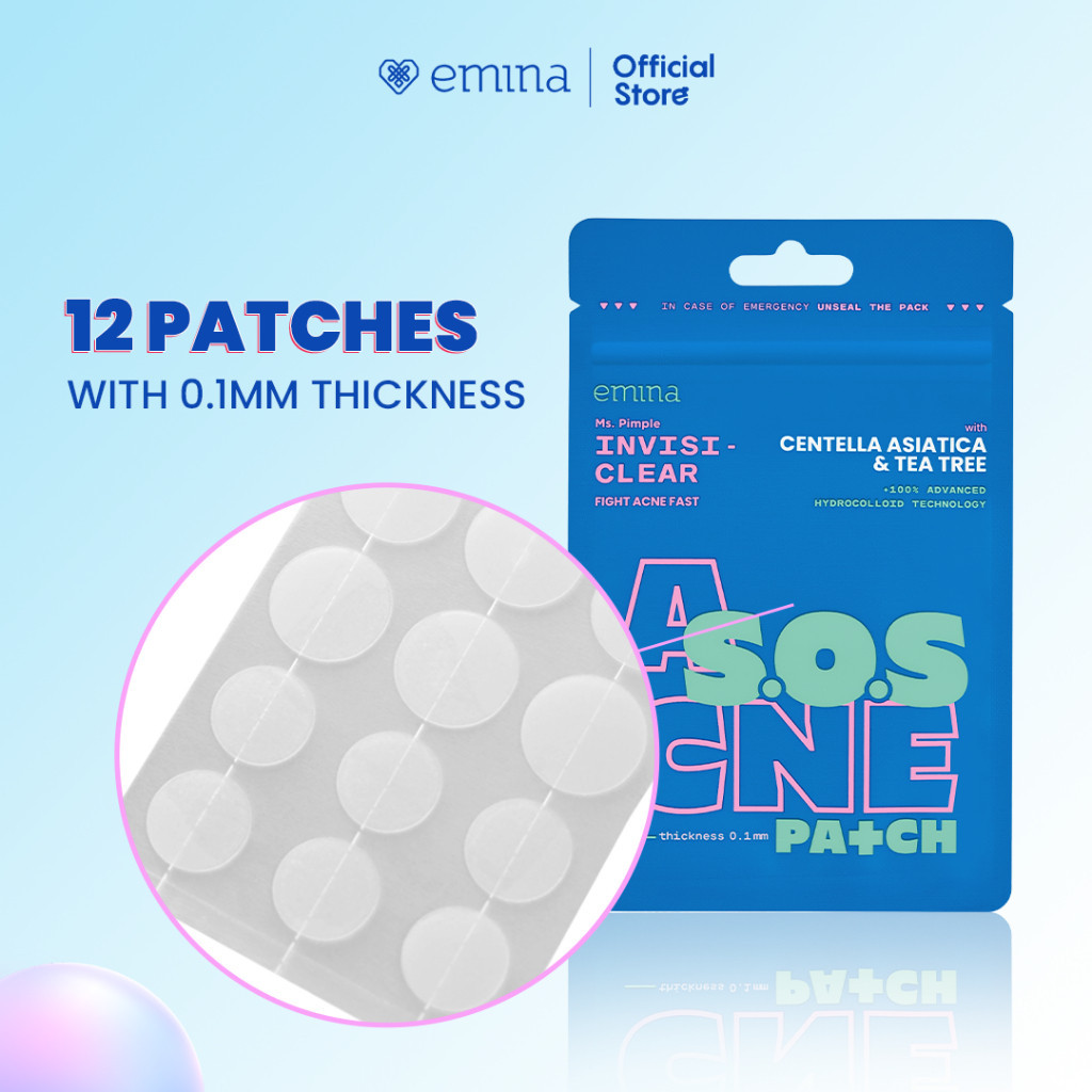 Jual Emina Ms. Pimple Acne Patch 12 Pcs & 15 Pcs Patch Party With ...