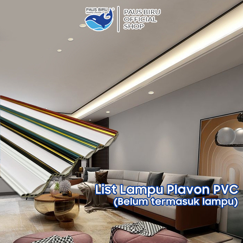 Jual Paus Biru - List Lampu Plafon PVC / List Lampu LED Termurah ...