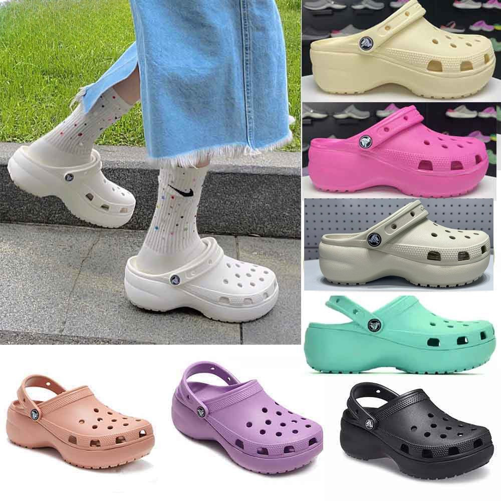 Jual Classic Bae Clog Sandal wanita Cross classic Bae Clog platform ...