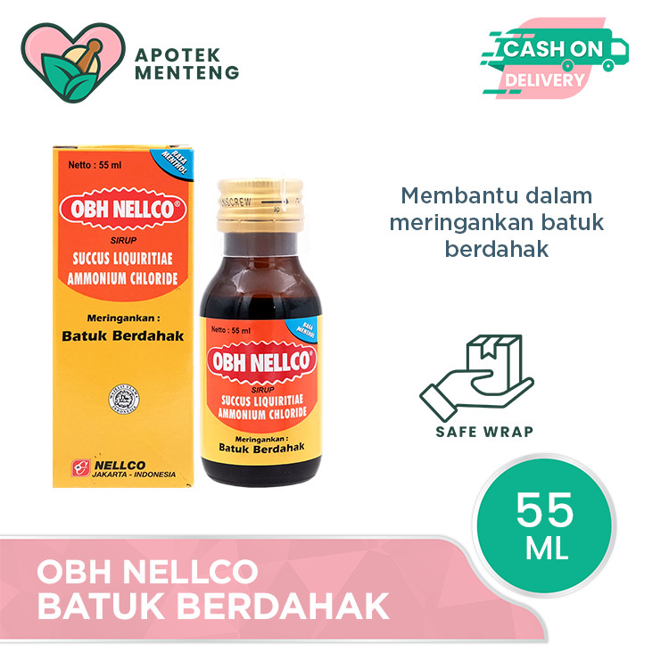 Jual OBH Nellco Batuk Berdahak 55 mL - Obat Batuk Berdahak | Shopee ...