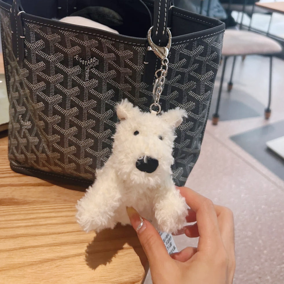 Jual JELLYCAT Munro Scottie Dog Bag Charm Cute Puppy Pendant Keychain ...