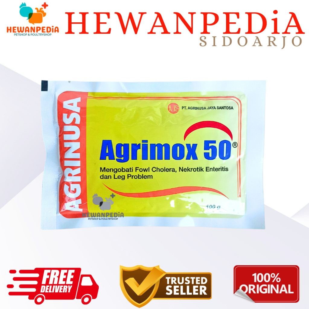 Jual AGRIMOX 50 100 gr - Obat Fowl Cholera Nekrotik Enteritis Leg ...