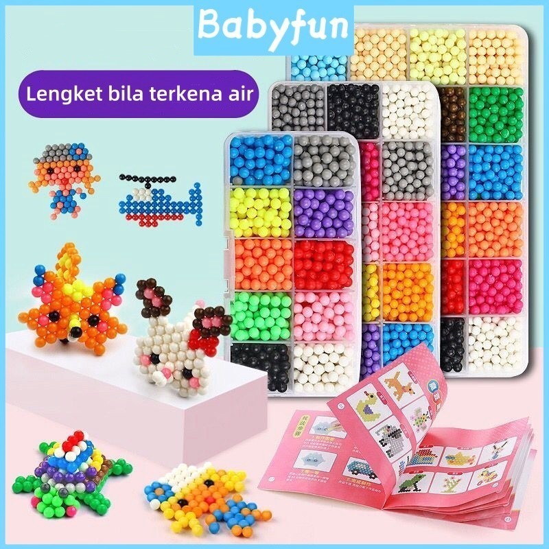 Jual Mainan Edukasi Anak Diy Magic Water Beads / Mainan Anak Diy beads ...