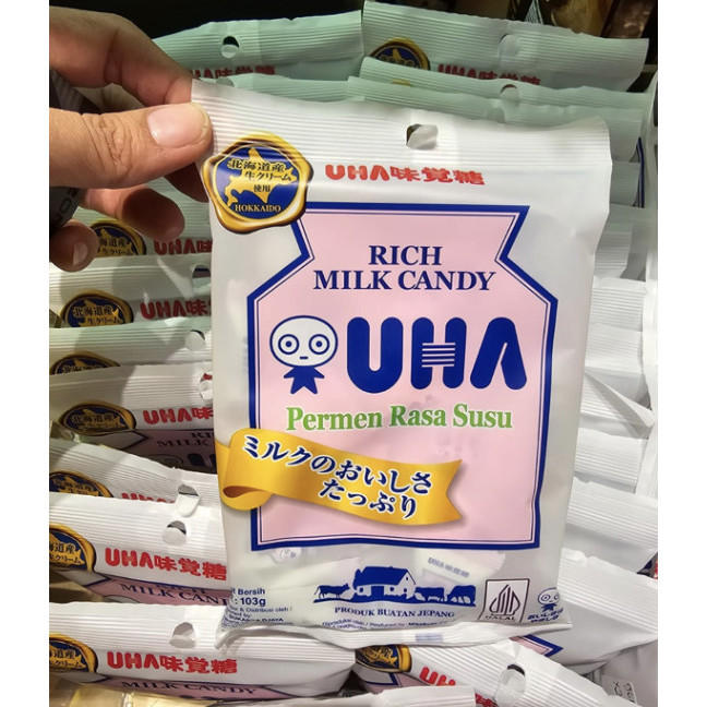 Jual UHA Milk Candy 103 gram Permen Susu Strawberry - Coffee Milk - Matcha | Shopee Indonesia