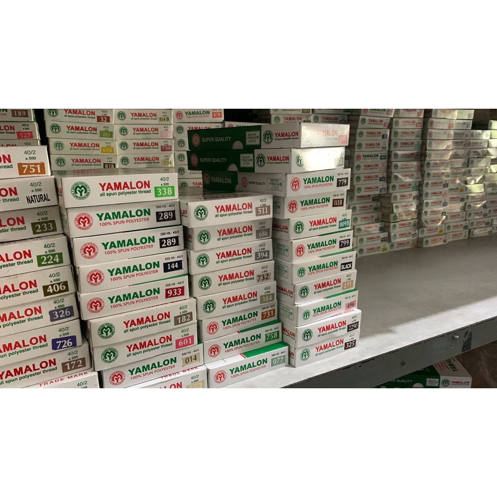 Jual [500yr] Benang Jahit Yamalon / Benang Katun Yamalon 500 yard ...